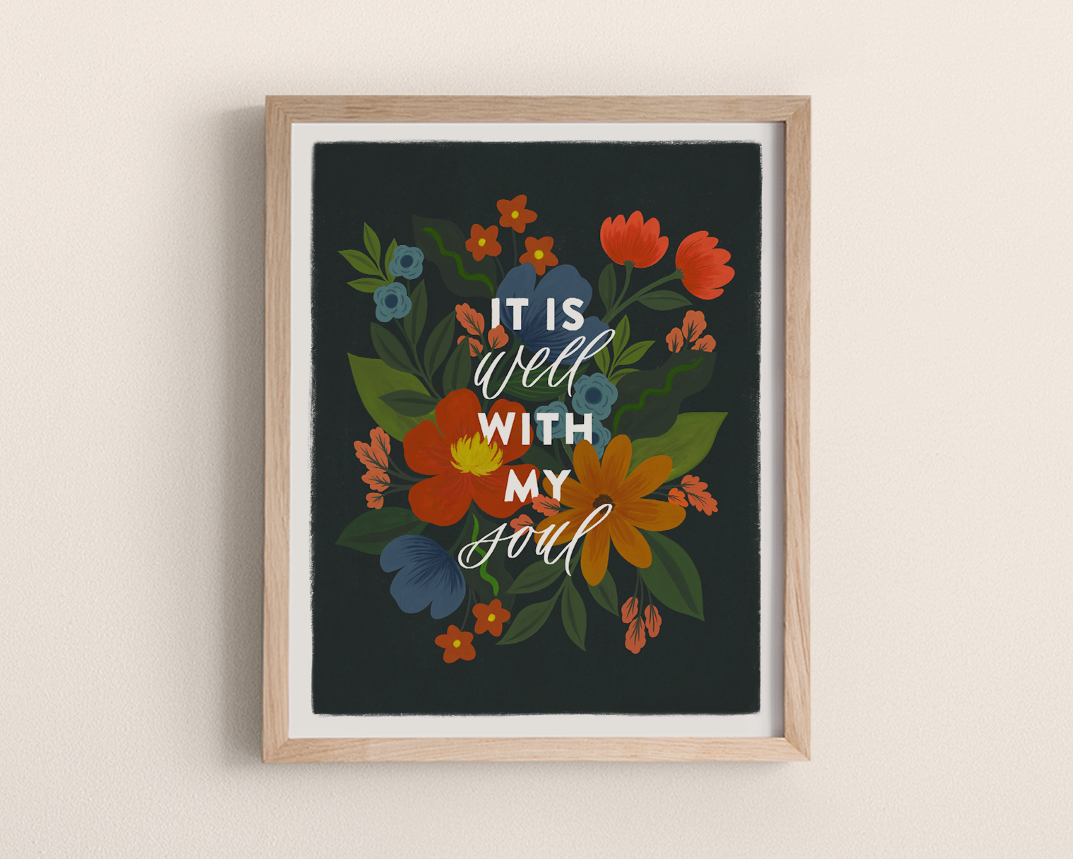 It Is Well Hymn Art Print – Selah Paper